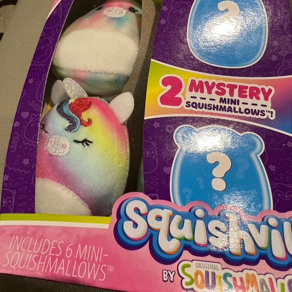 Squishmallows | Toys | Nib Squishville Mini Squishmallows 6pack Rainbow ...